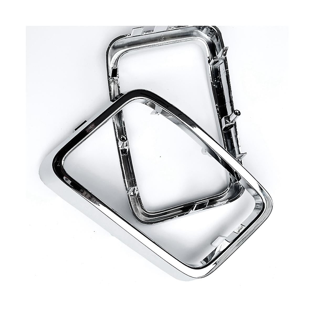 Chrome Front Grille Cover Grill Ring Inserts Frame Trims Kit For 2017 ...