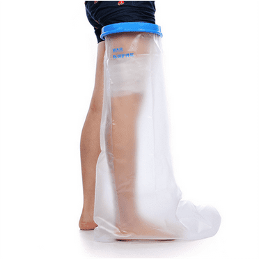 100% Waterproof Cast Cover Leg - 【Watertight Seal】 - Reusable 2 pk Cast ...