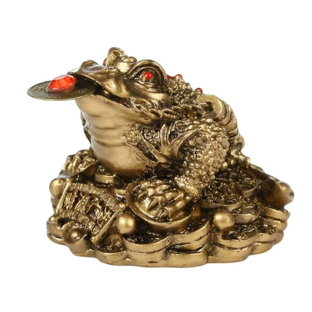 Feng Shui Money Frog Three Legged Toad for charm coin cash register ...