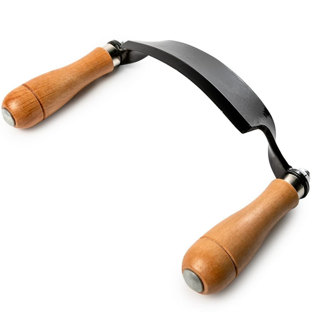 Biltek 5" Curved Draw Shave Tool Knife - Bark Peeler, Drawknife ...