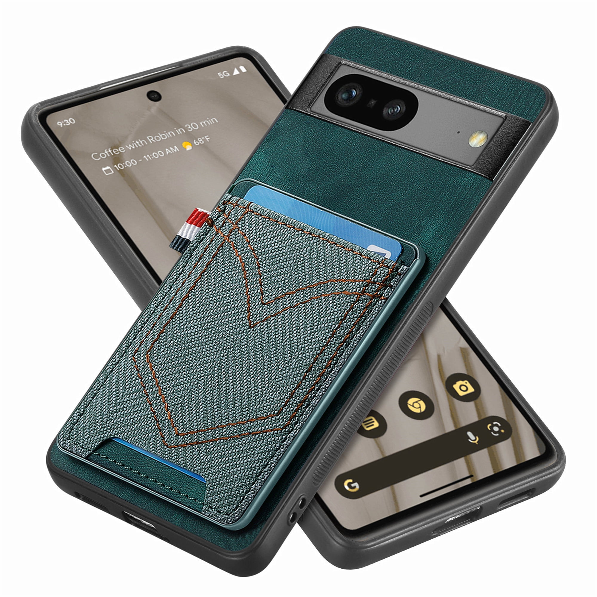 ELEHOLD for Google Pixel 7A, Wallet Phone Case,Slim Leather Shockproof ...