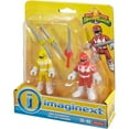 Imaginext Power Rangers Red Ranger & Yellow Ranger - Walmart.com