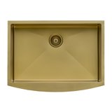 Ruvati Rvh9733 Terraza 33" Farmhouse Apron-Front Single Basin Stainless ...