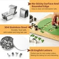 Small Alphabet Cookie Cutters(A - Z), 26 Pcs Stainless Steel Fondant ...