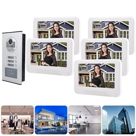 7 Inch Hd Video Intercom , Apartment Building Security Access 1000tvl ...