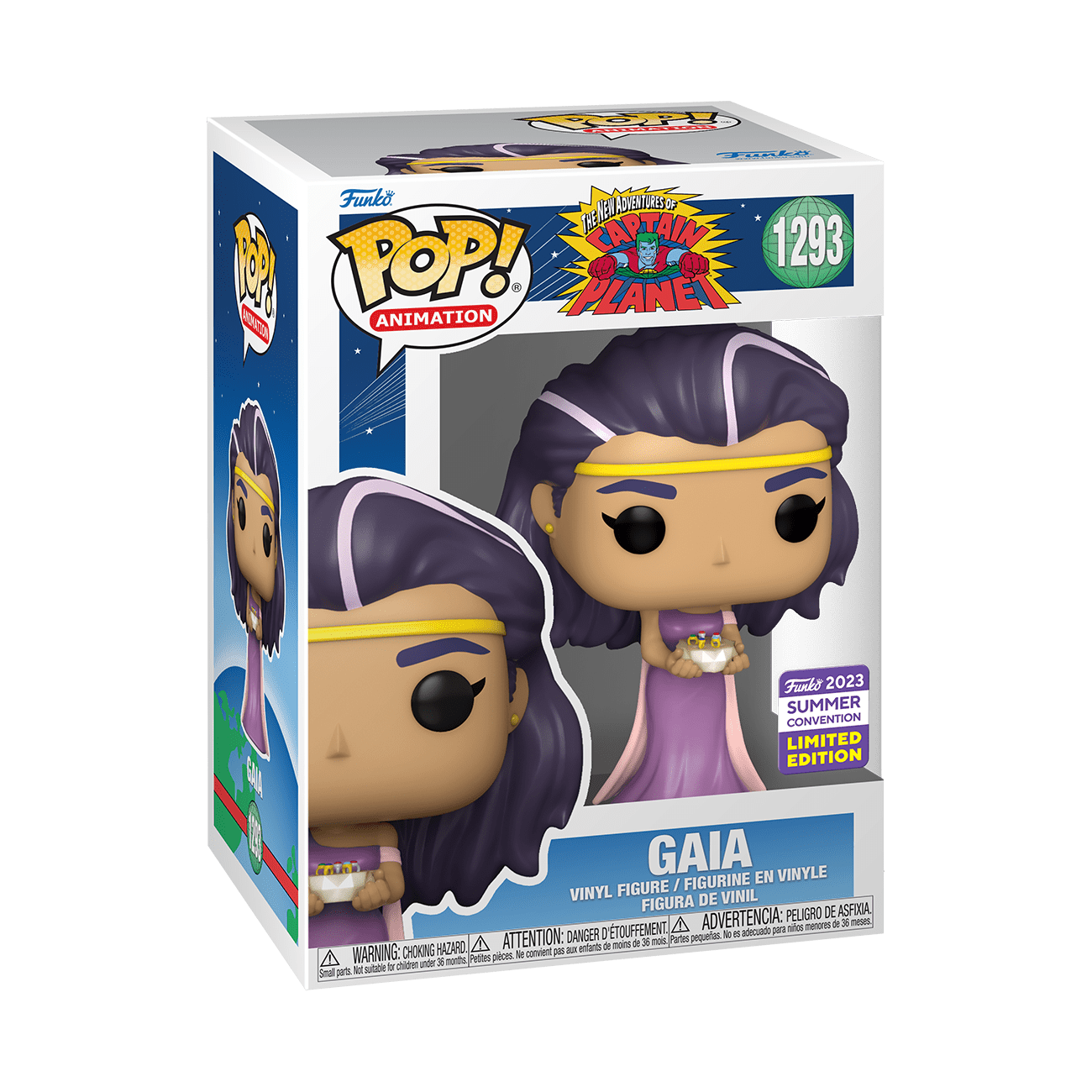 THE NEW ADVENTURES OF CAPTAIN PLANET Funko POP! GAIA | Bodega Aurrera ...