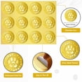 1Set 34 Sheets Self Adhesive Gold Foil Embossed Stickers Round Dot ...