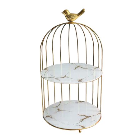 Justharion Nordic Bird Cage Rack Perfume Cosmetic 19.5x22.5cm black ...