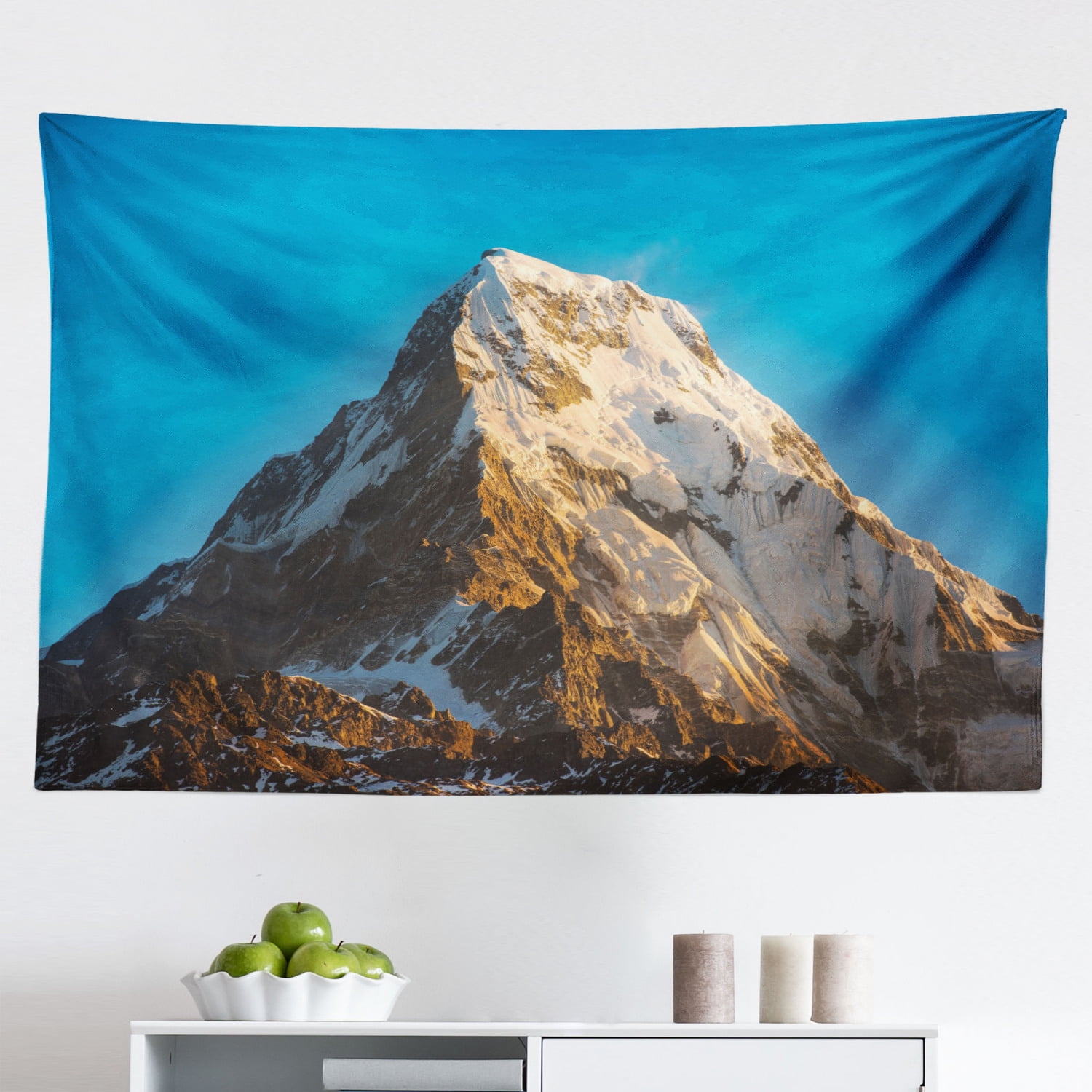 Mountain Tapestry, Foggy Scenic Morning in Rock Mountain Region in ...