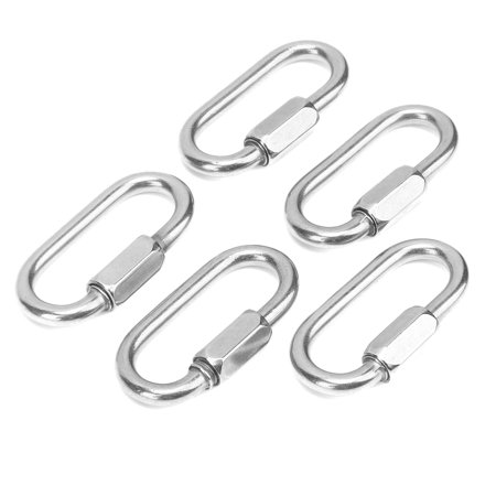 Quick Links Climbing Gear Carabiner, Corrosion Resistance O Shaped ...