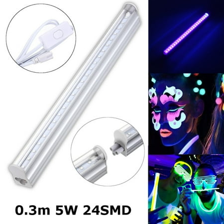 UV Sterilization Light Bar LED Strip Lights 1FT Party Club Blacklight ...