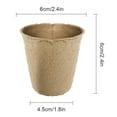 20 Packs 2.4 Inch Peat Pots Plant Starters for Seedling, Biodegradable ...