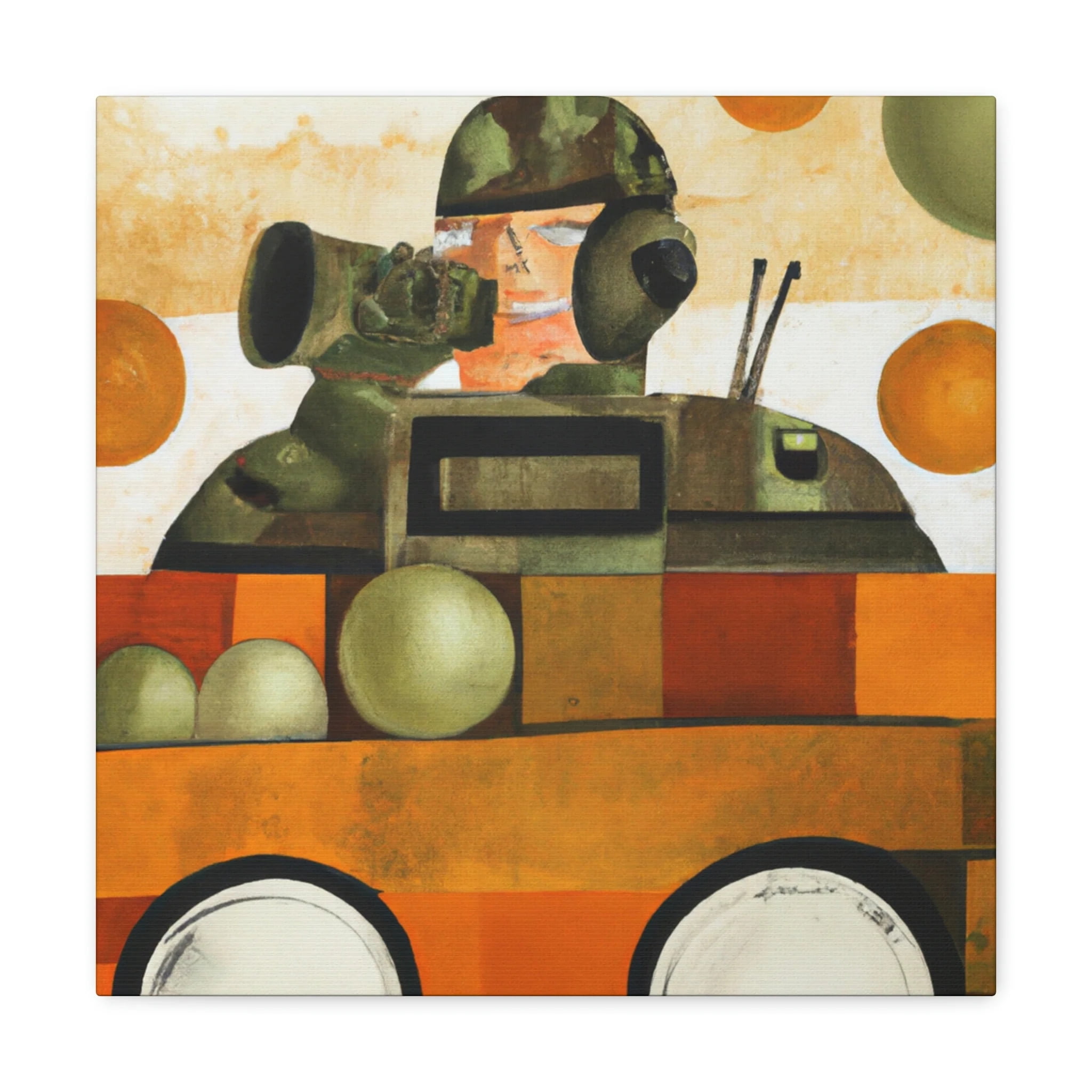 Gunner in Pop Art. - Canvas - Walmart.com