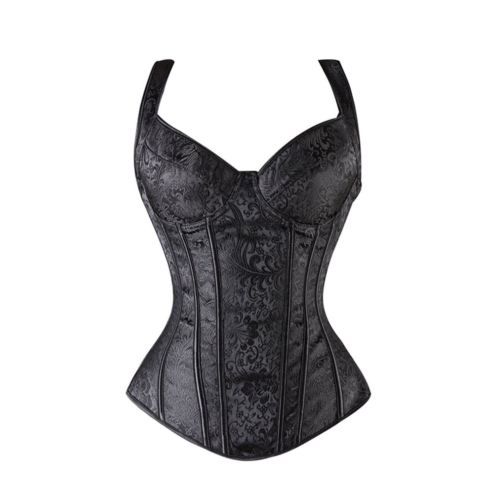Lelinta - LELINTA Bridal Overbust Corset Bustier Gothic Basque Boned ...