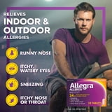 Allegra Adult 24HR Tablet (15 Ct, 180 mg), Allergy Relief - Walmart.com