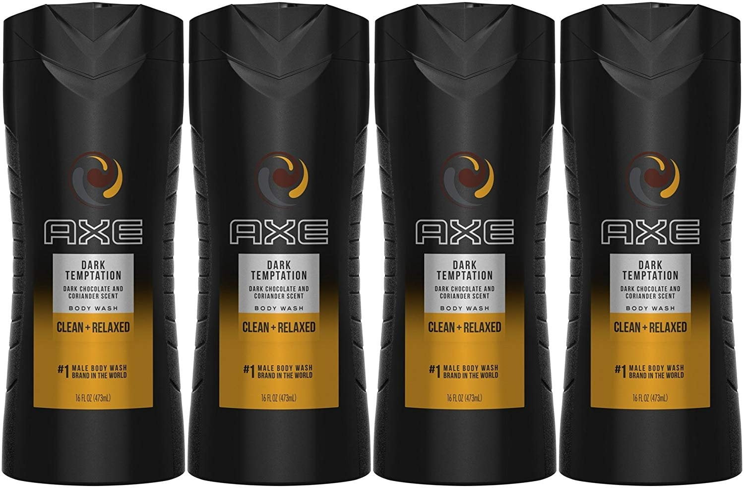 Axe Shower Gel, Dark Temptation 16 oz 4 Pack - Walmart.com