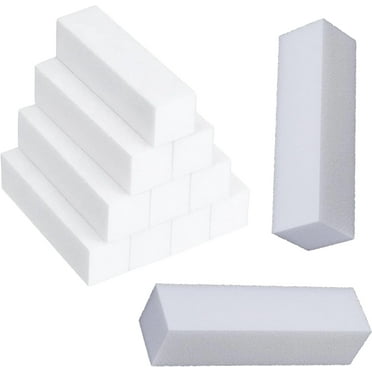 50 Pcs Nail Buffers, Pink Mini Buffer Block Nail File for Acrylic Nails ...