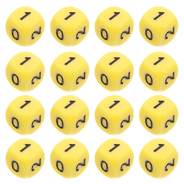 20 dados de 6 caras, manipuladores matemáticos, dados numéricos, dados ...