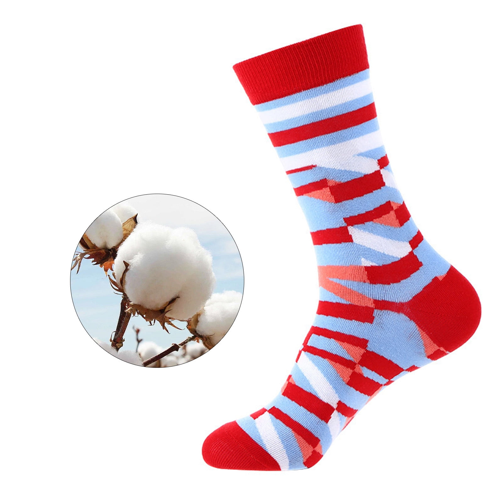 Click here for Hhspeishii Geometric Print Socks For Mens Womens S... prices