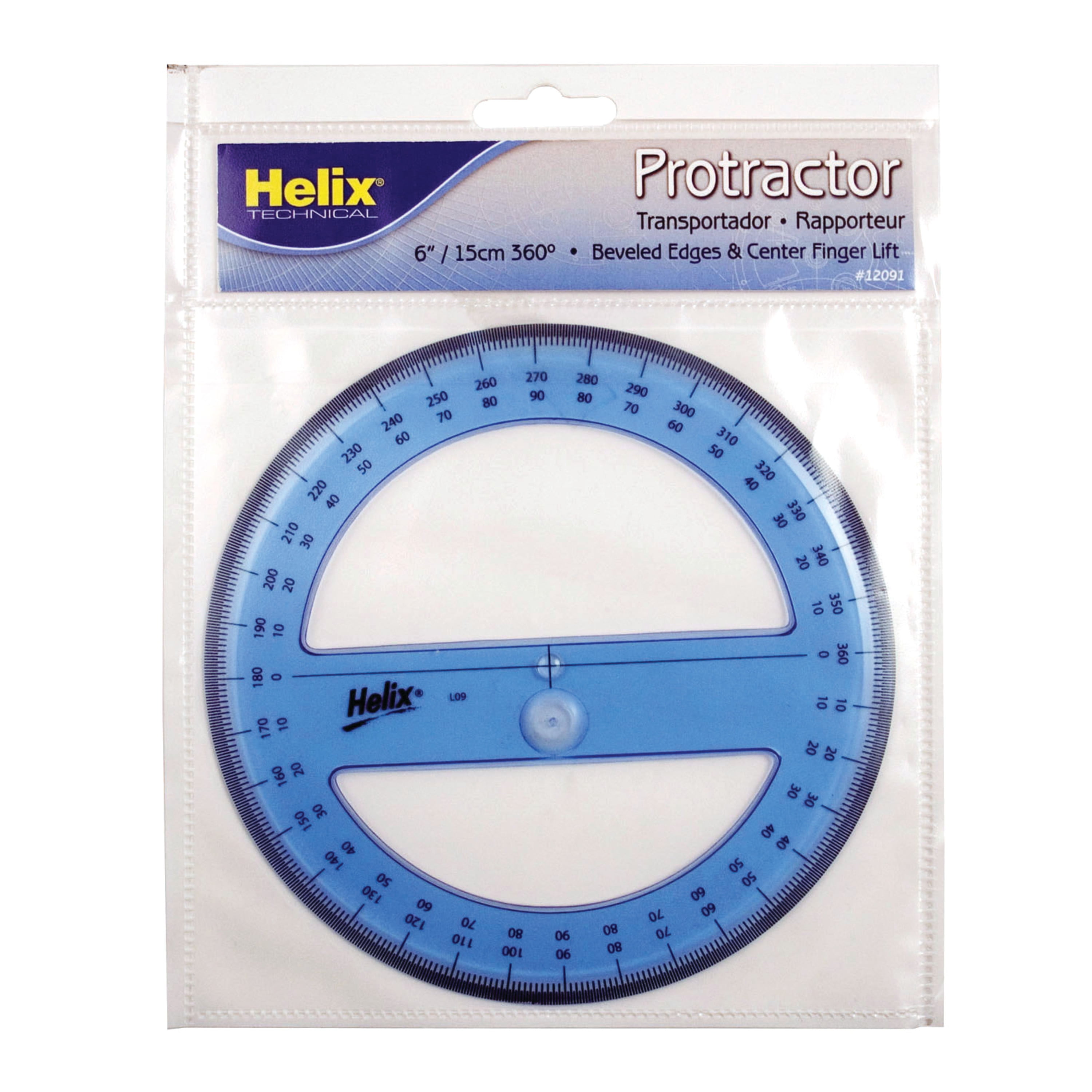 Helix Acrylic Protractor Circle - Walmart.com