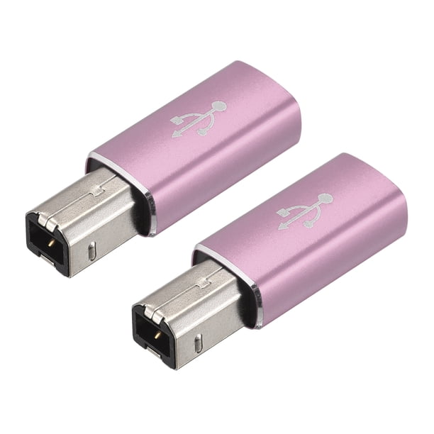USB C Female to MIDI Convert Adapter, Type-C to USB B Adapter Rose ...