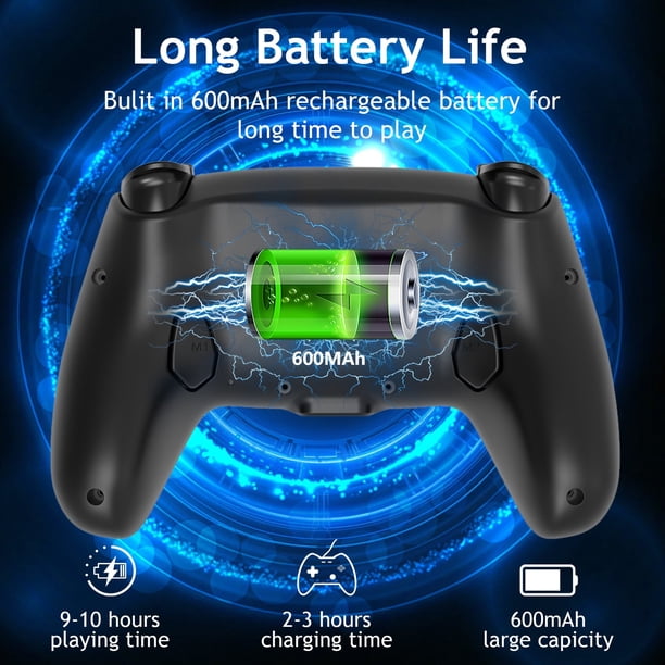 Wireless Controller for Ps4 with Rgb Light,(No Drift) Hall Joysticks ...