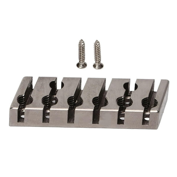 String Locking Nut 42mm Professional Silver Metal 6 String Locking Nut ...