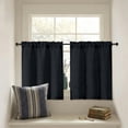 Natural Kitchen Curtains 36 Inch Length 2 Panels Light Filtering ...