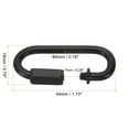 Uxcell 4mm Steel Chain Quick Links Screw Locking Chain Connector Ring ...