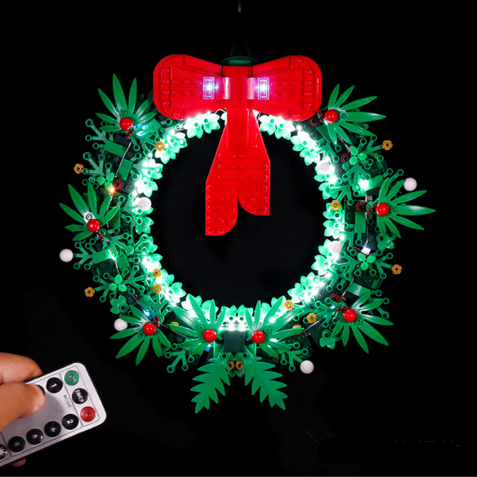 LED Lighting Kit for Christmas Wreath 2-in-1 Building Blocks Model ...