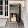 Uforic Outdoor Resin Package Delivery Storage Box with Lockable Secure ...