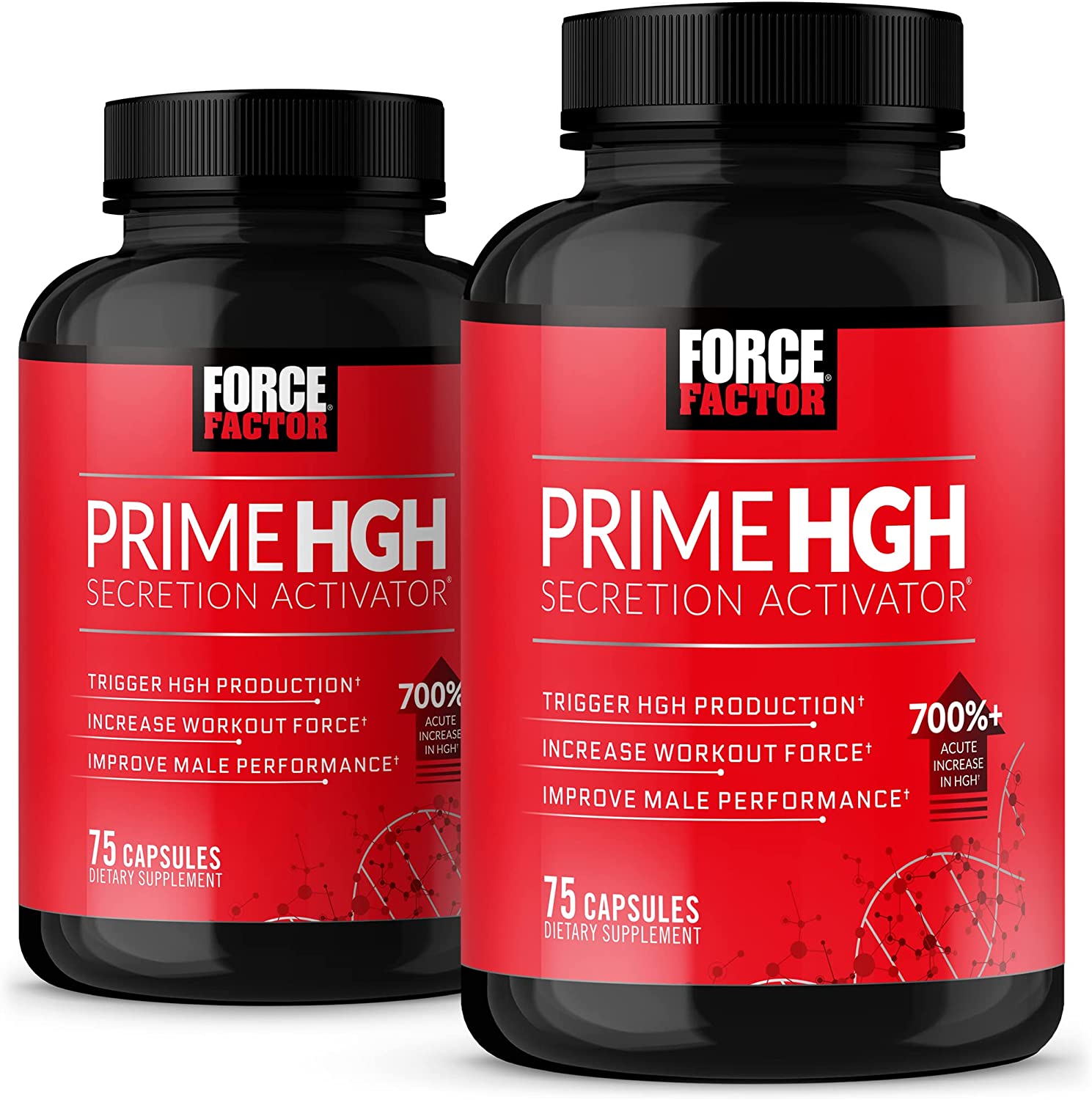 Force Factor Prime HGH Secretion Activator For Men With AlphaSize To