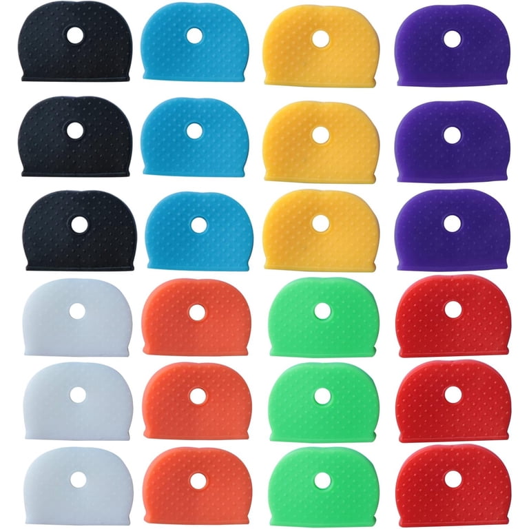 Key Colour Identifiers Mini Skater 32 Pcs Plastic Key Caps Covers ...