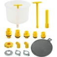 Spill Proof Radiator Coolant Filling Funnel Kit - 15pcs Filler Flush ...