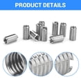 CERPXFF-Bordstract 10Pcs Reducer Nuts, M4 x 0.7 Female to M6 x 1 Male ...