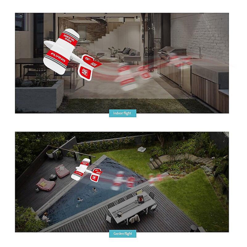 Mini avión de control remoto, 2,4 ghz, espuma Epp, planeador anticaída ...