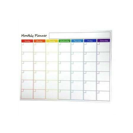 Maoww Living Room Kitchen Fridge Schedule Sticker Removable Message ...