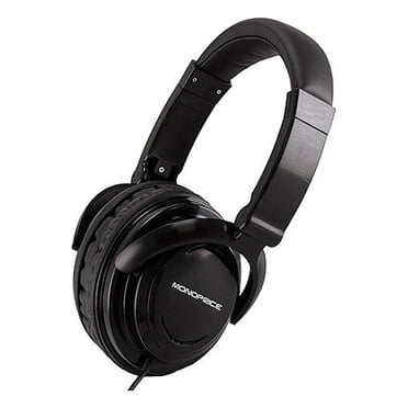 Monoprice Premium Hi-Fi DJ Style Over-the-Ear Pro Headphone ...