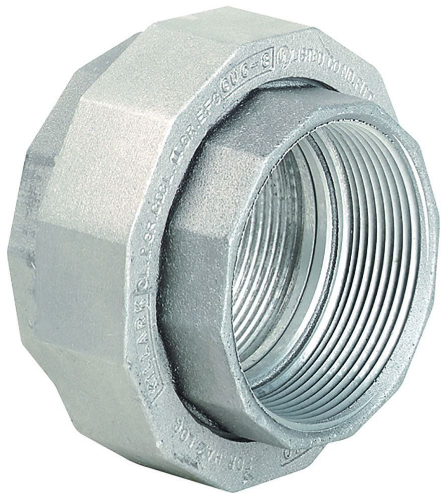 Killark GUF-0, Exp Proof Conduit Union, 4In Alum Female/Female Union, 1 ...
