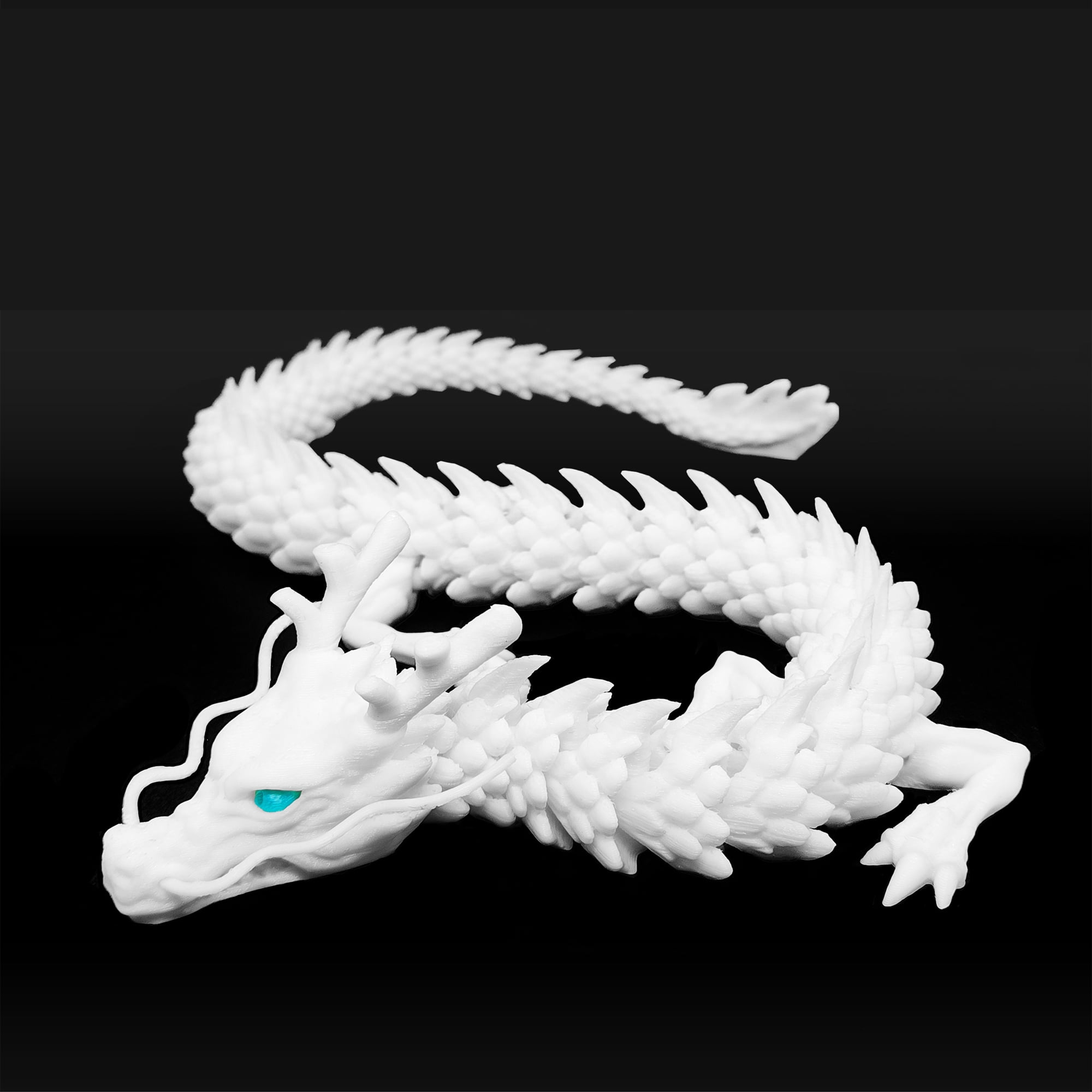 3D Printed Dragon, Articulated Dragon Fidget Toy Posable Flexible ...