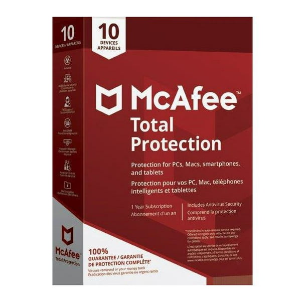 McAfee Total Protection 10 Device - Walmart.ca