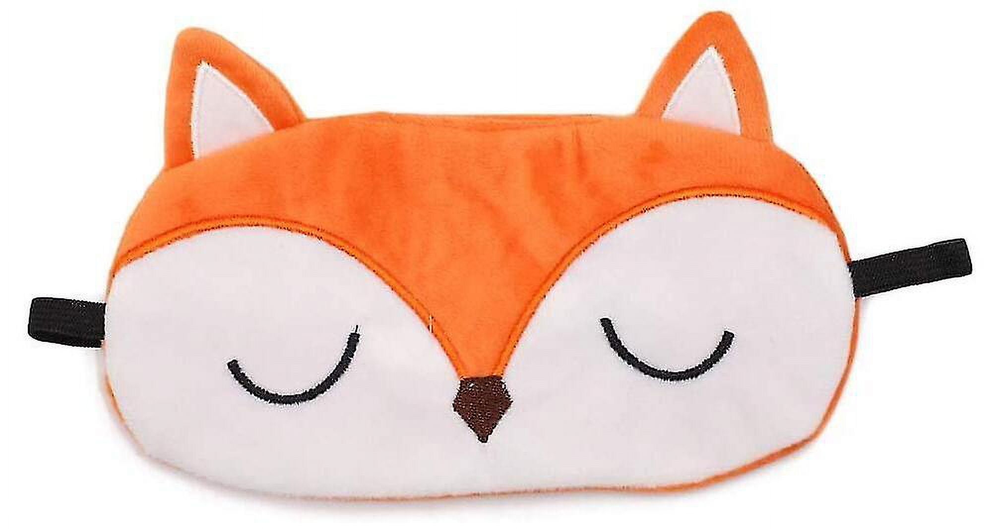 Sleeping Eye Mask Cartoon Fox Blindfold Eyepatch Light Proof Eyeshade ...