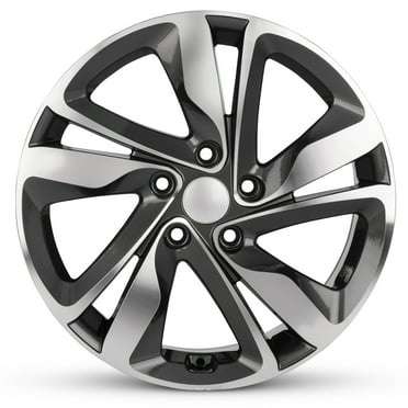 Aftermarket 2006-2017 Hyundai Accent 14x5.5 Steel Wheel, Rim Black Full ...