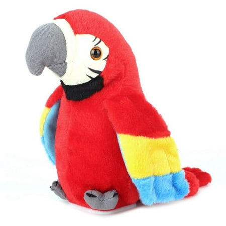 Talking Parrot Toy, Interactive Plush Toy, Repeat What You Say, Talking ...