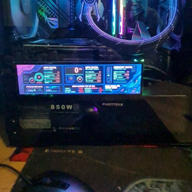 Pantalla Secundaria Pantalla secundaria de PC de 7,9 pulgadas CPU GPU SSD Pantalla de ...