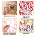 5 Sheets Journal Sticker Letter Sticker Decal Alphabets Sticker Reward ...