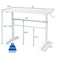 Topbuy Height Adjustable Standing Desk Base Ergonomic Stand Up Desk for ...