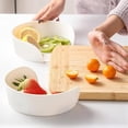 ABPETE Food Prep Bowls,Cutting Board Side Dish Trays, Convenient ...