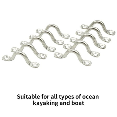 10Pcs Kayak Pull Handle Buckles Deck Tie tie down pad Down pad eye ...