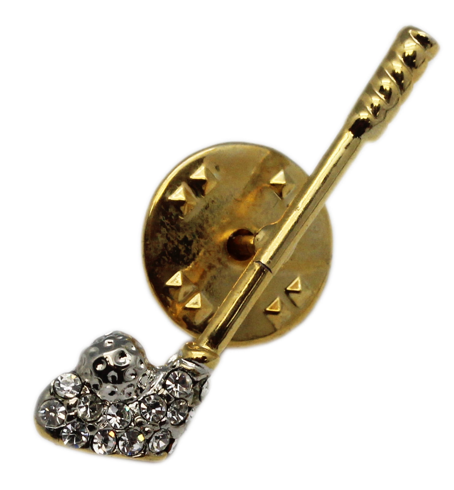 Rhinestone Emblazoned Iron Golf Club Lapel Pin - Walmart.com